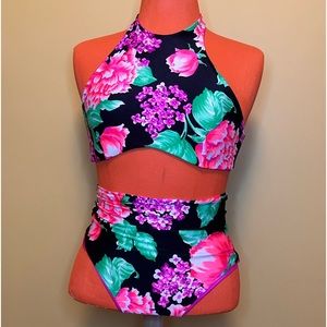 Fenton Fox | Swim | Fenton Fox Handmade Vintage Tropical Print Bikini ...